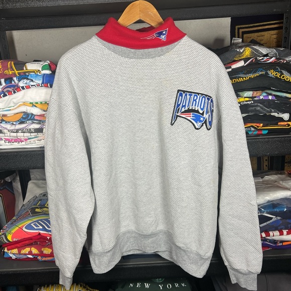 Majestic | Sweaters | Vintage Majestic Made In Usa New England Patriots ...